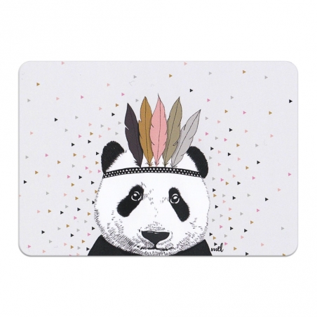 Carte Postale Panda Apache - Format A6 ou A5 Illustré par Minimel